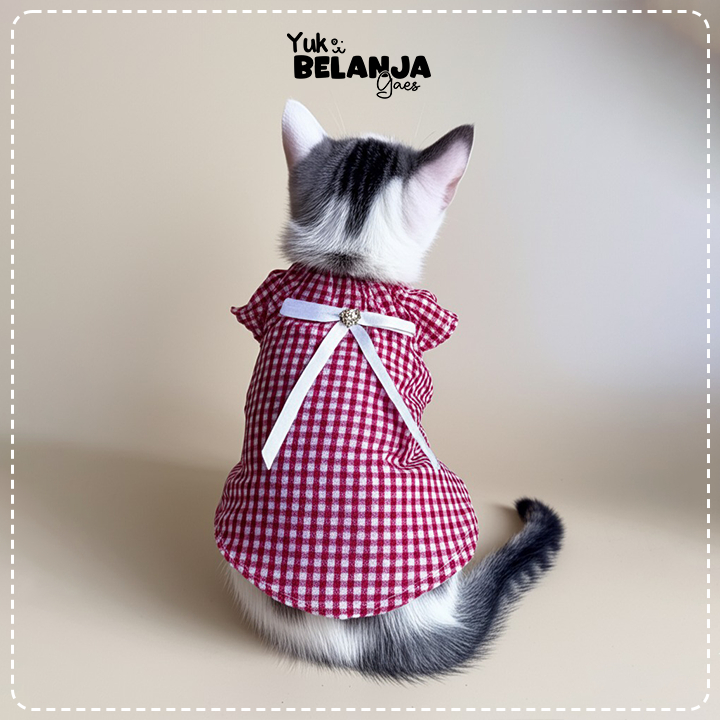 Jual BAJU KUCING SERIES BIRIZY SABRINA DRESS / BAJU KUCING OUTFIT MURAH ...