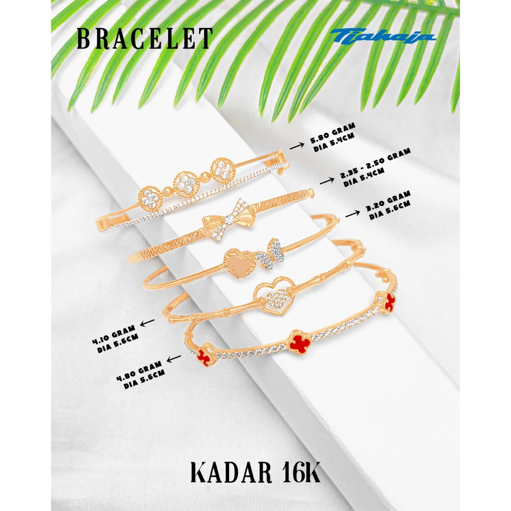 Jual Bracelet/Gelang Wanita Oval Model Fashion Bunga, Love, Kupu, Pita ...