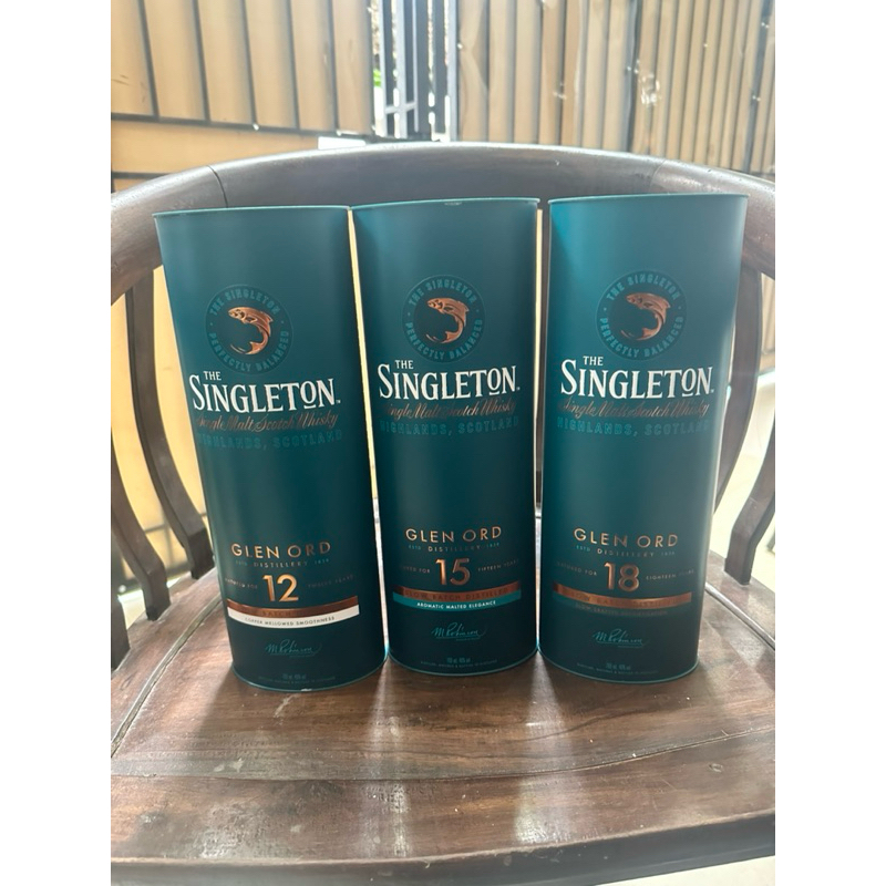 Jual botol whiskey bekas Singleton isi kosong lengkap dengan box untuk ...