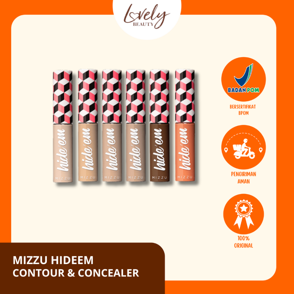 Jual LOVELY | Mizzu Hide'em Contour and Concealer | Corrector Wajah ...