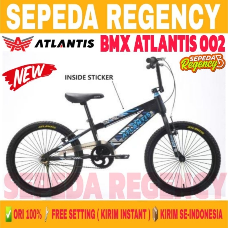 Jual Sepeda Anak Laki BMX ATLANTIS AT 002 Ukuran 20 Inch Ban 2.40 Usia ...