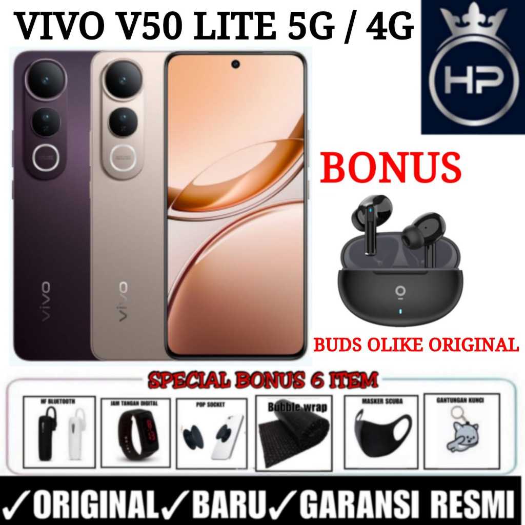 Jual VIVO V50 LITE 5G 4G 12/512 & 8/256 & 8/128 GARANSI RESMI | Shopee Indonesia