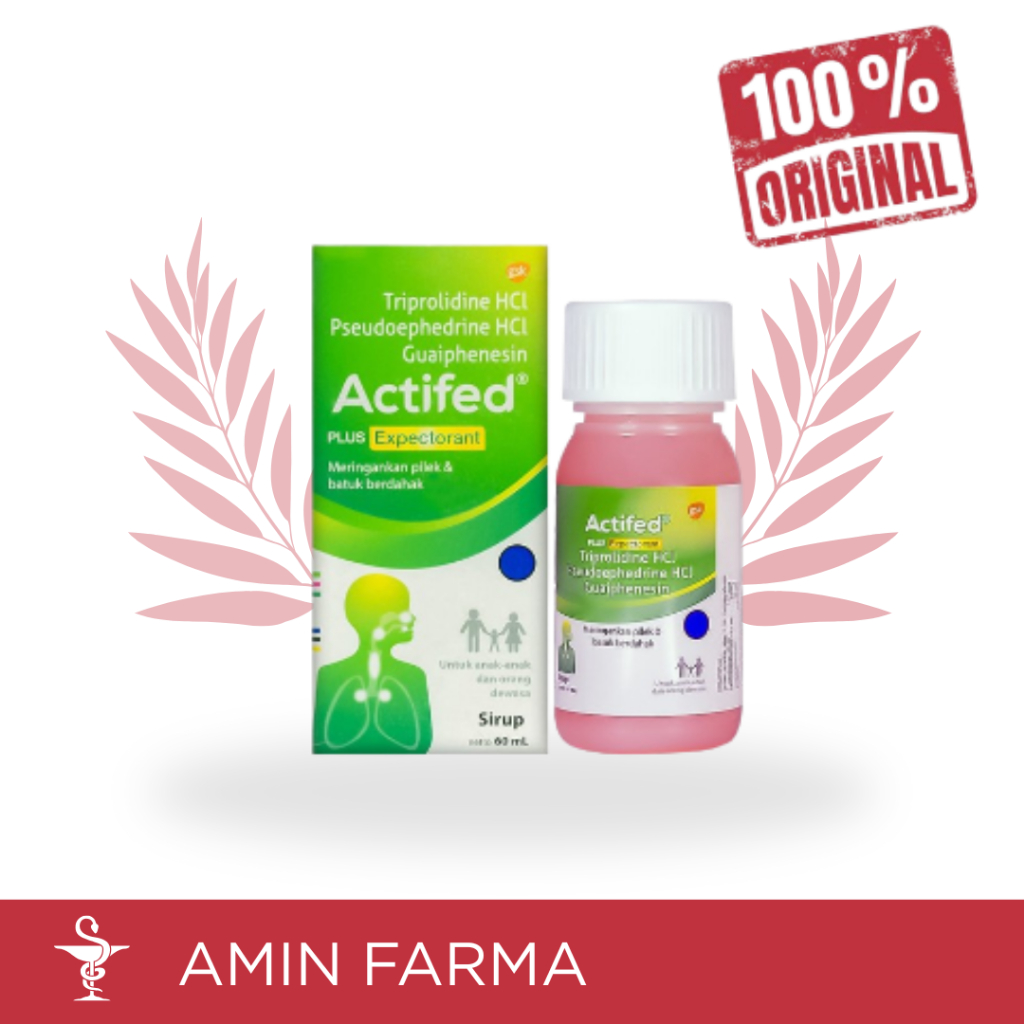Jual Actifed Plus Expectorant (Hijau) | Shopee Indonesia
