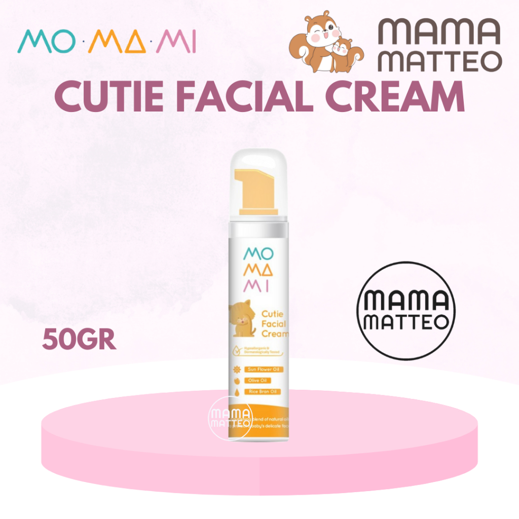 Jual MOMAMI Baby Cutie Facial Cream & Lotion 50gr / Krim Wajah Kulit ...