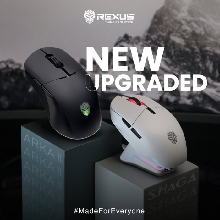 Jual Rexus RX130 Shaga V.2 dan Shaga V.1 Wireless Gaming Mouse 3 ...