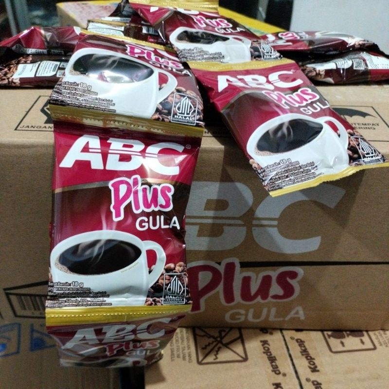 Jual kopi hitam ABC plus 1 dus (isi 120 sachet) | Shopee Indonesia