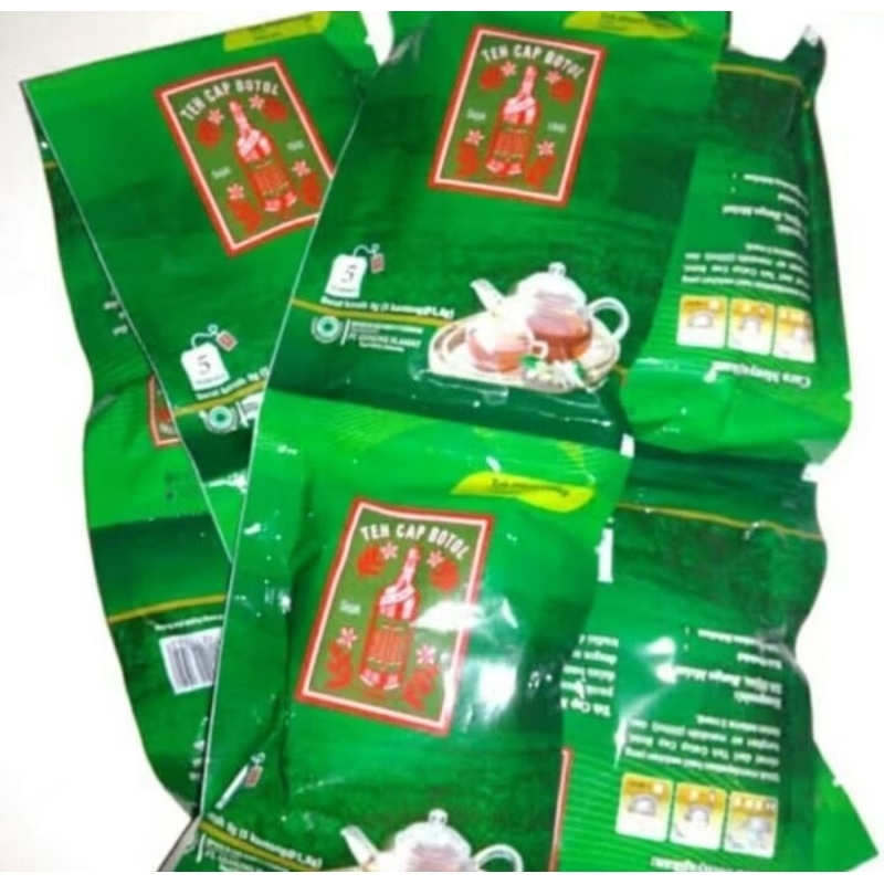 Jual TEH CAP BOTOL CELUP RENCENG DUS (24X10X8g) | Shopee Indonesia