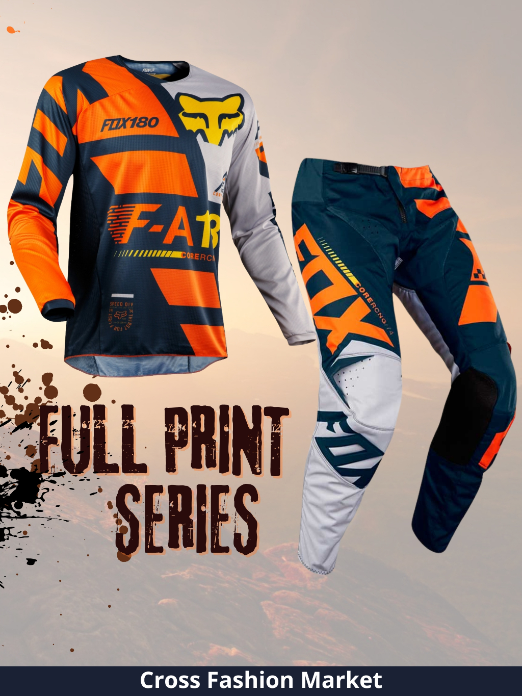 Jual Pakaian baju jersey cross trail set motocross motor balap custom ...