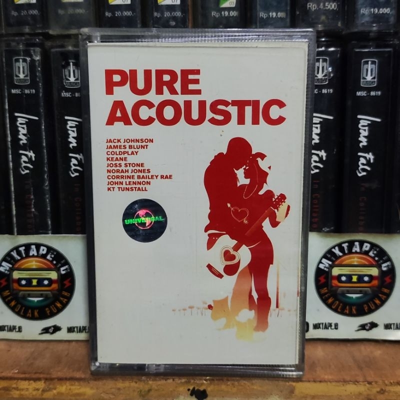 Jual Kaset Pita - Pure Acoustic - Kompilasi Barat - John Lennon - James Blunt - Coldplay - Keane ...