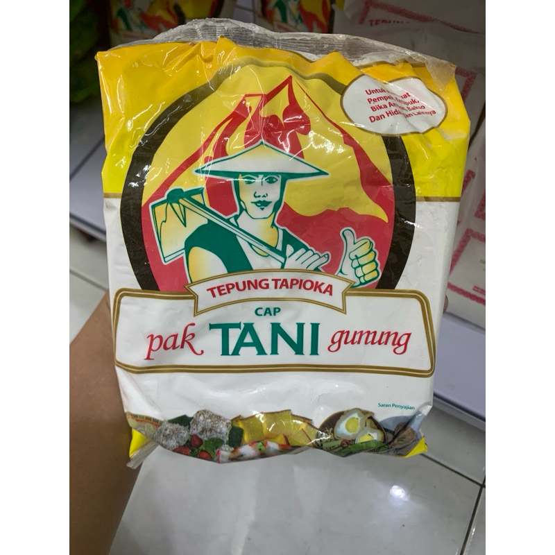 Jual Tepung Tapioka Sagu Cap Pak Tani Gunung 500gr | Shopee Indonesia