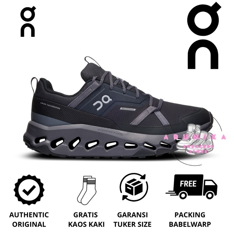 Jual Sepatu On Cloud Horizon Waterproof Black Authentic Original ...