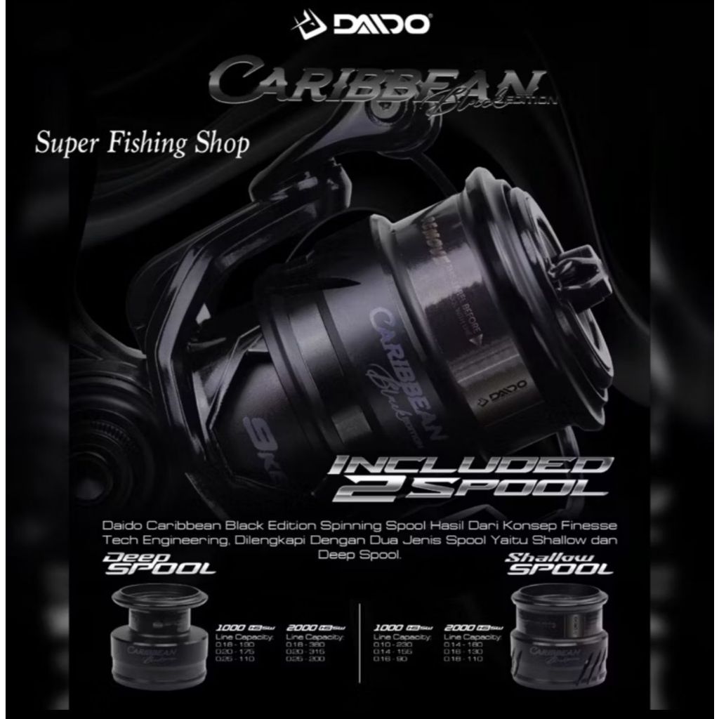Jual Daido Caribbean Black Edition | Shopee Indonesia