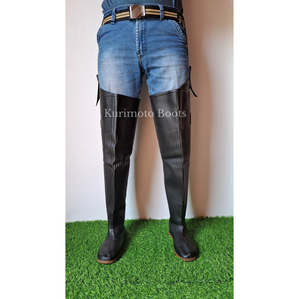 Jual SEPATU BOOT FULL KARET PANJANG HITAM SAWAH PETANI MANCING | Shopee ...