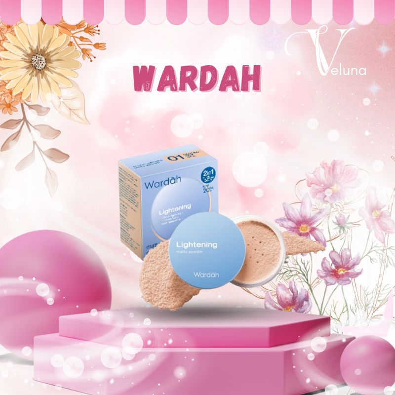 Jual Wardah Lightening Matte Powder SPF 15 PA++ Bedak Tabur Oil Control ...