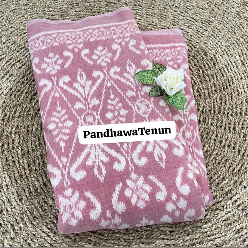 Jual kain tenun endek meteran soft murah / kain tenun troso permeter ...