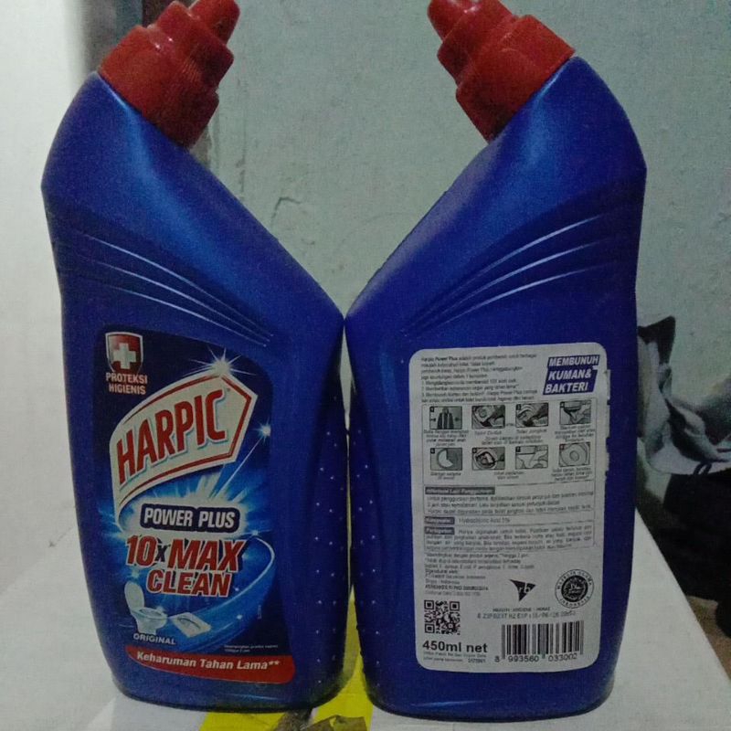 Jual Harpic power plus pembersih toilet 10x Max Clean 450ml | Shopee ...