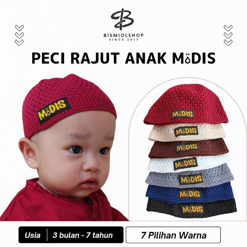 Jual Peci Anak Laki Laki/Peci Bayi 0 6 bulan/Peci Rajut Anak/Peci Rajut ...