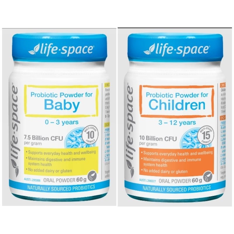Jual Life Space Probiotic Powder for Children Baby Original 60g ...