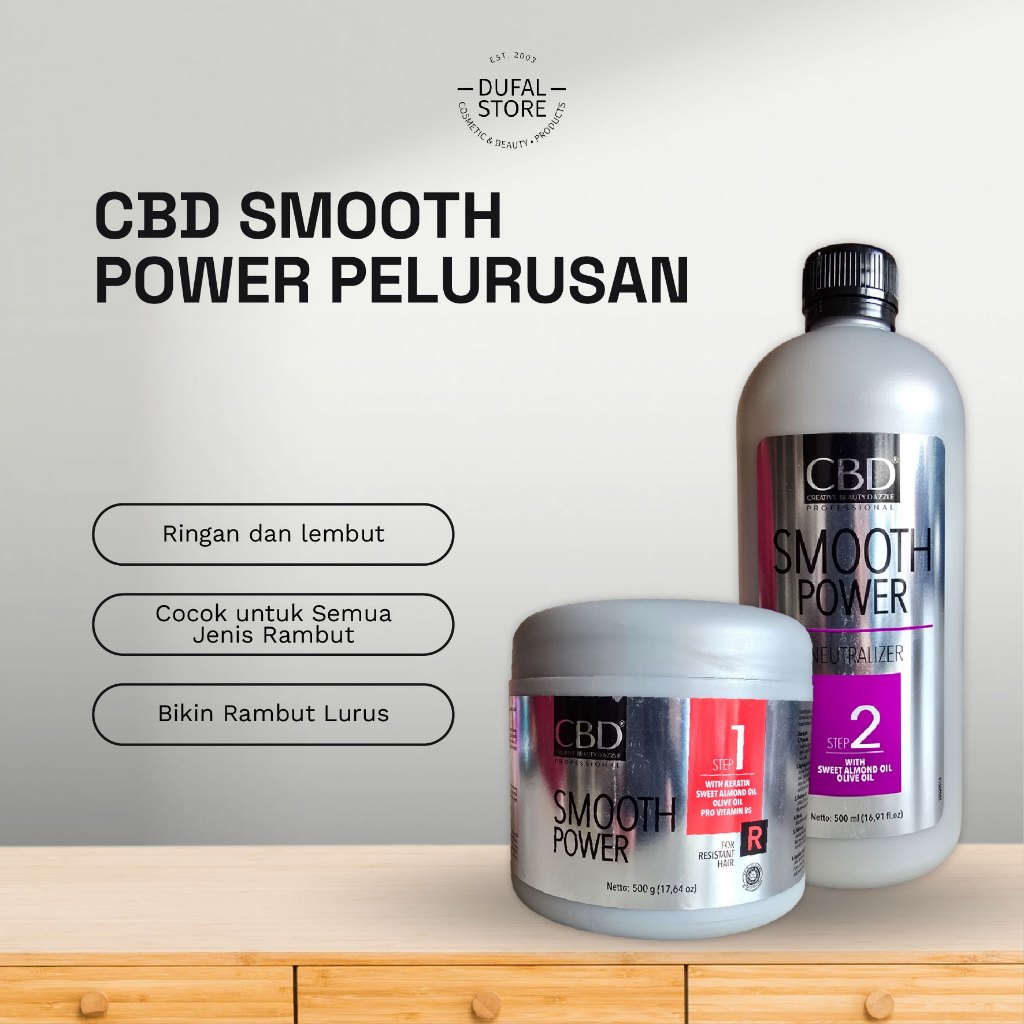 Jual CBD Smooth Power Step 1-2 500gr Pelurus Rambut Dengan Keratin dan ...