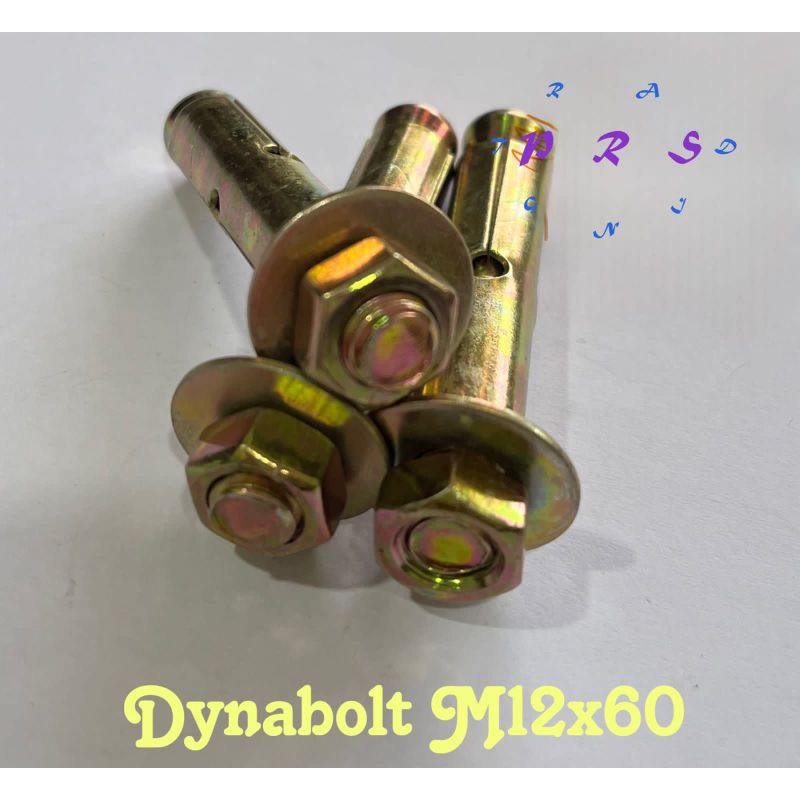 Jual Dynabolt Kuning M12x60/dynabolt 12/dynabolt M12x60/Expansion Bolt ...