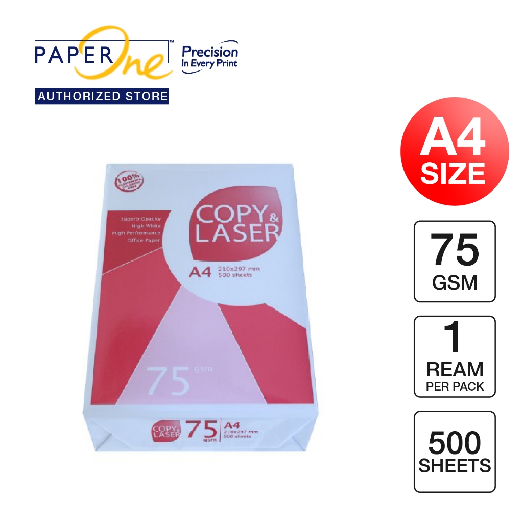 Jual Copy & Laser Kertas A4 75gr Copier 1 Rim (500 lembar) Kertas HVS ...