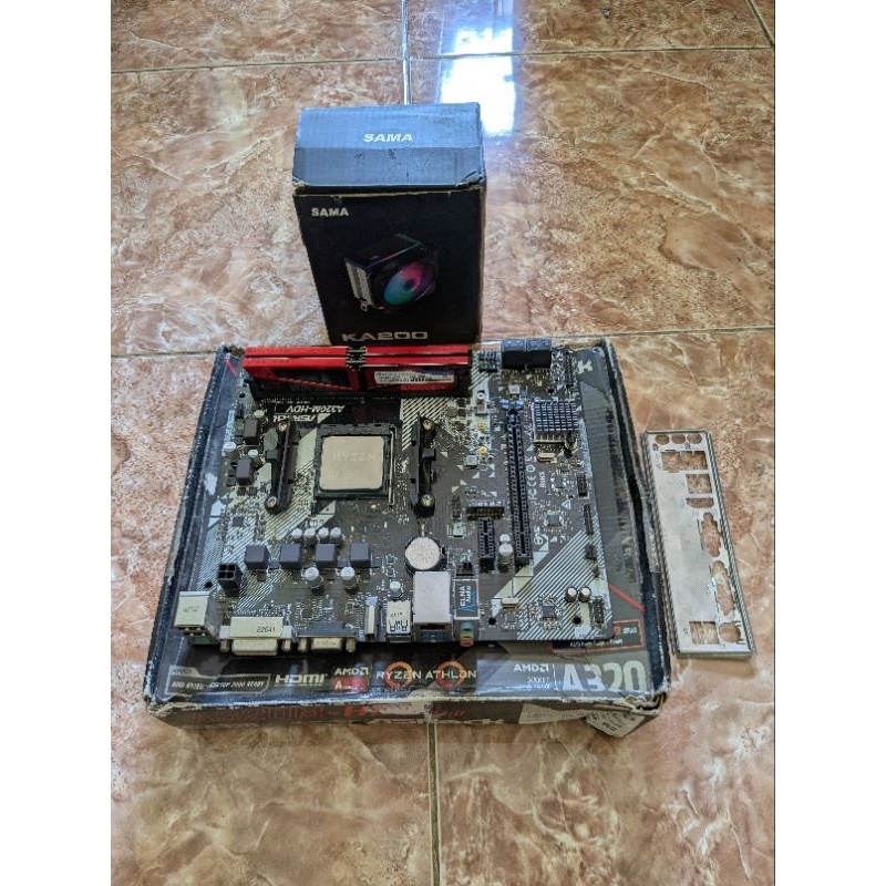 Jual paket mobo asrock a320m ryzen 3 3200g | Shopee Indonesia