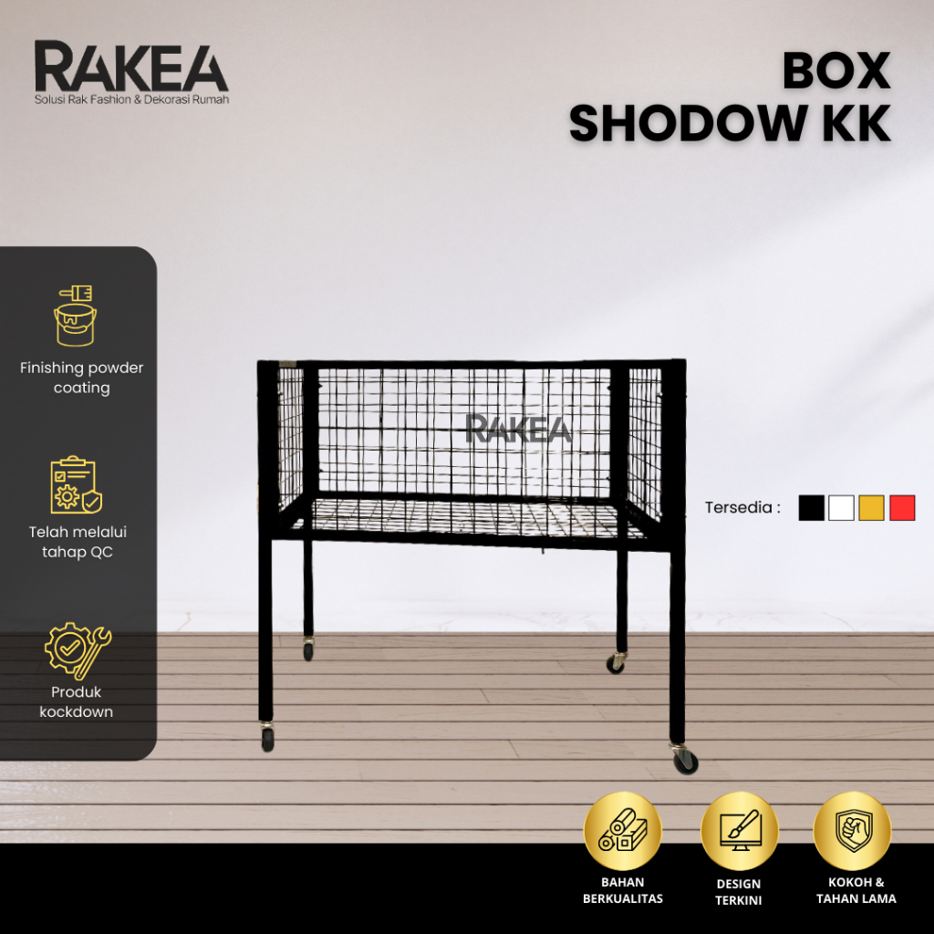 Jual BOX SHODOW KOTAK (KK) - RAKEA KERANJANG OBRAL KOTAK DENGAN RODA ...