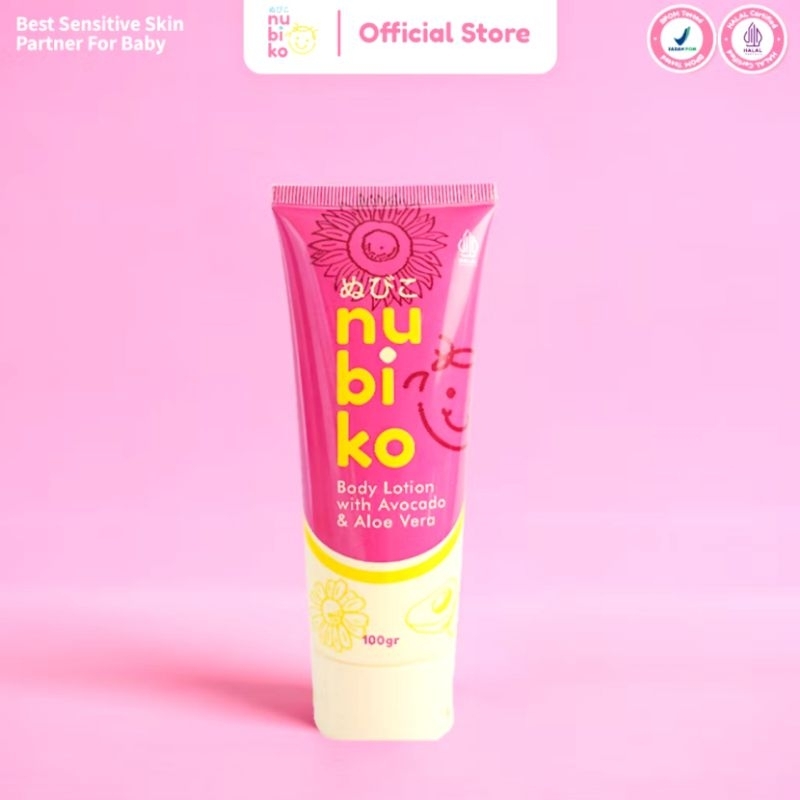 Jual Nubiko Body Lotion with Avocado & Aloe Vera 100 gr/Baby Lotion ...