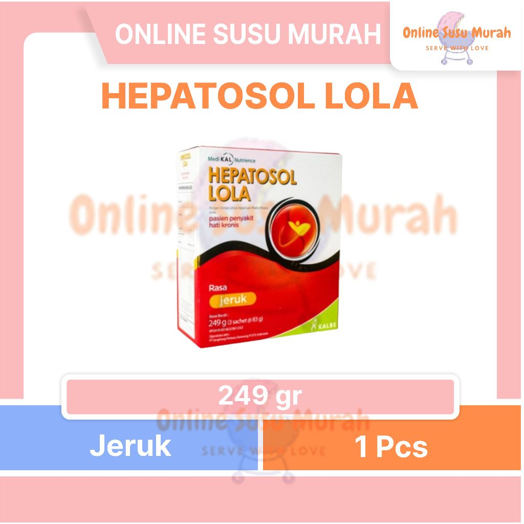 Jual HEPATOSOL LOLA 249GR JERUK 249 GR SSKD | Shopee Indonesia