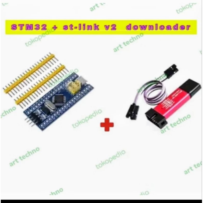 Jual set bundling stm32 + st-link v2 STM32F103C6T8 stm-32 | Shopee Indonesia