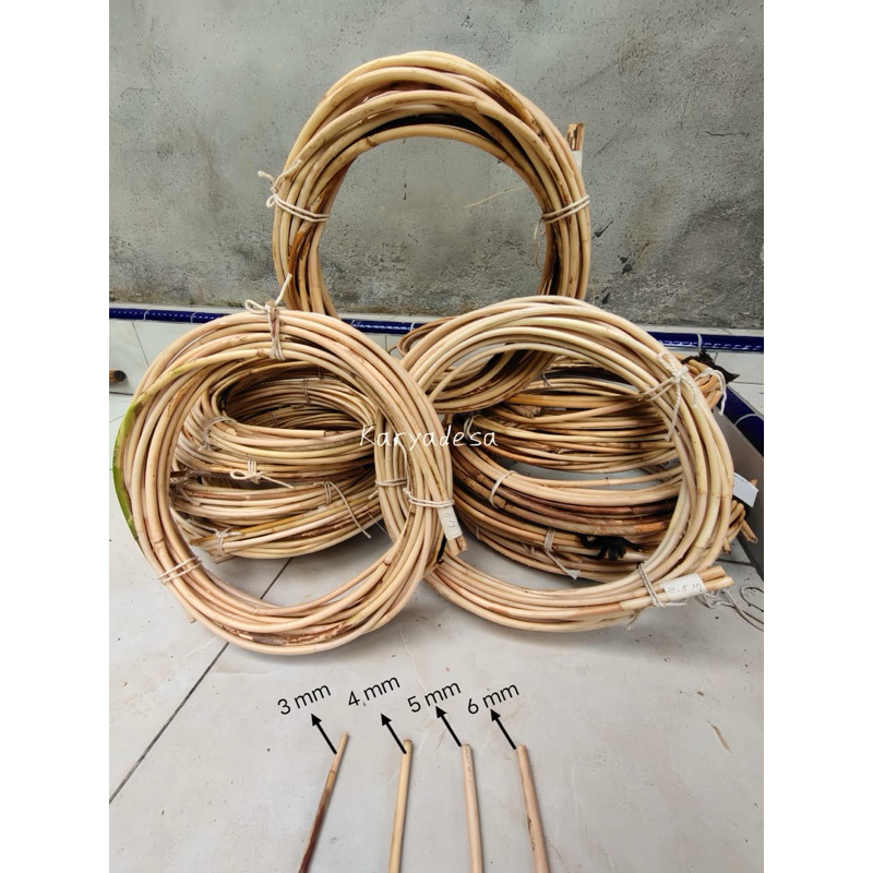Jual BAHAN TALI ROTAN ANYAMAN / TALI ANYAMAN KERAJINAN / TALI ROTAN ...