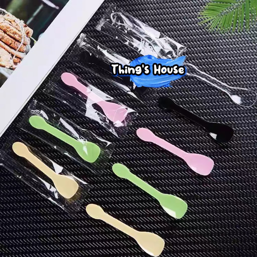 Jual 25/50/100pcs - sendok dessert sendok kecil kue cake puding sendok ...
