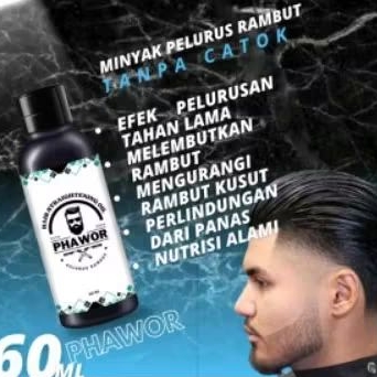 Jual Minyak Pelurus Rambut Alami 60 ml by Phawor, Untuk Pria Dan Wanita ...