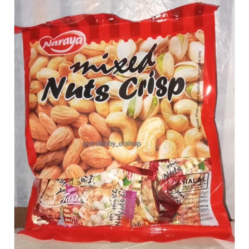 Jual Naraya Mixed Nuts Crips 120g | Shopee Indonesia