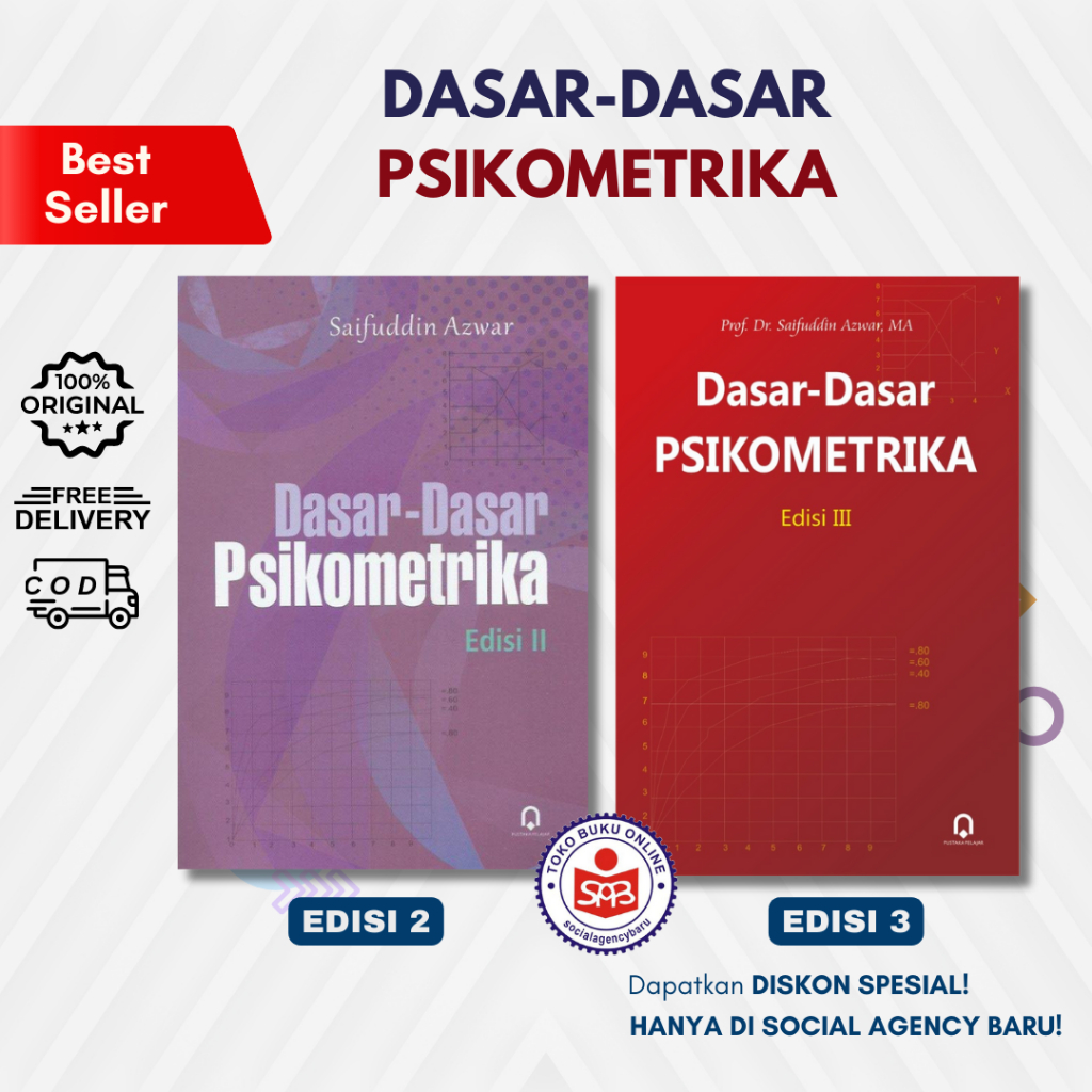 Jual Dasar Dasar Psikometri (Psikometrika)- Syaifuddin Azwar | Shopee ...