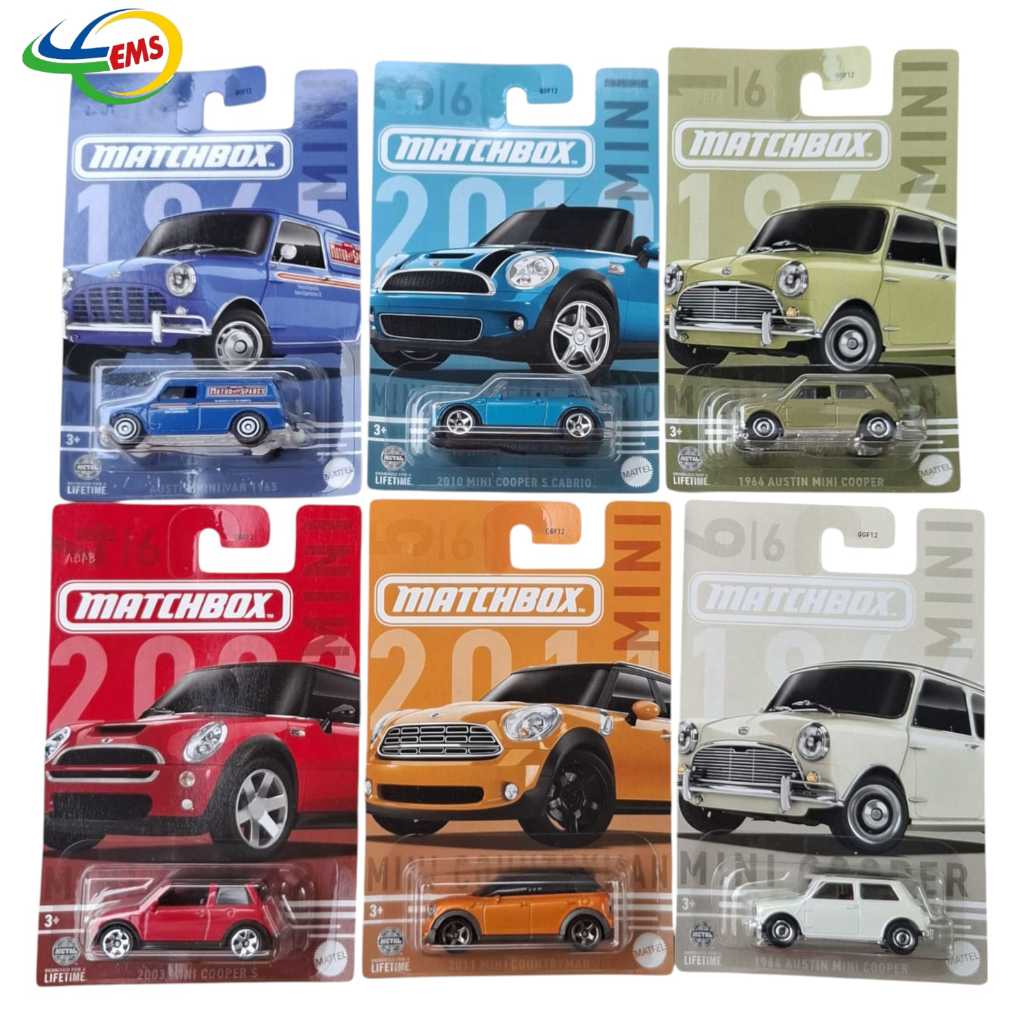 Jual GGF12-B - MATCHBOX MINI COOPER, AUSTIN MINI VAN, AUSTIN MINI ...