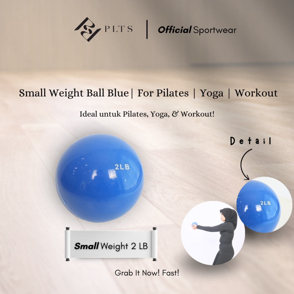 Jual PLTS | Weighted Soft Ball 2 Lbs | Equipment | Pilates Props ...