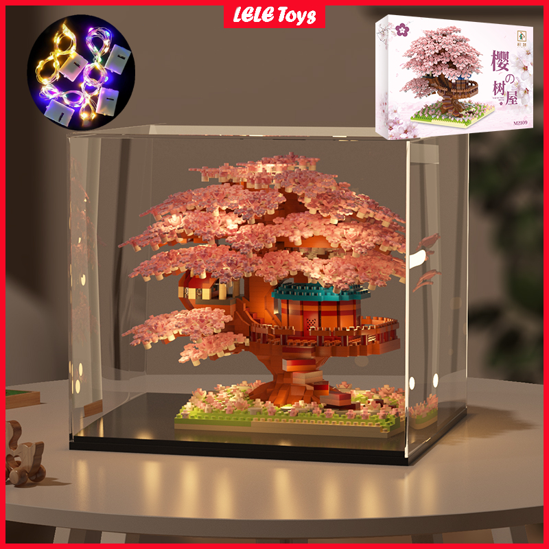 Jual [Bunga Lampu] Flower Bricks Bunga Jepang Bunga Sakura Pot Tanaman ...