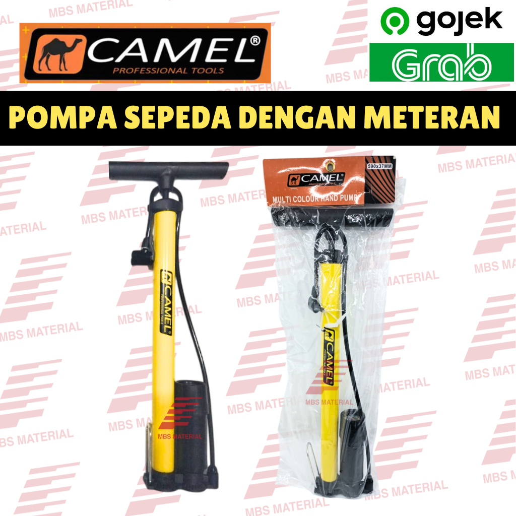 Jual INSTANT / SAMEDAY | Camel Pompa Sepeda / Hand Pump Set Dengan ...