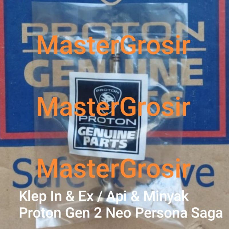 Jual Klep Set Klep IN Dan Ex / Klep Minyak Dan Api Proton Gen 2 Neo ...