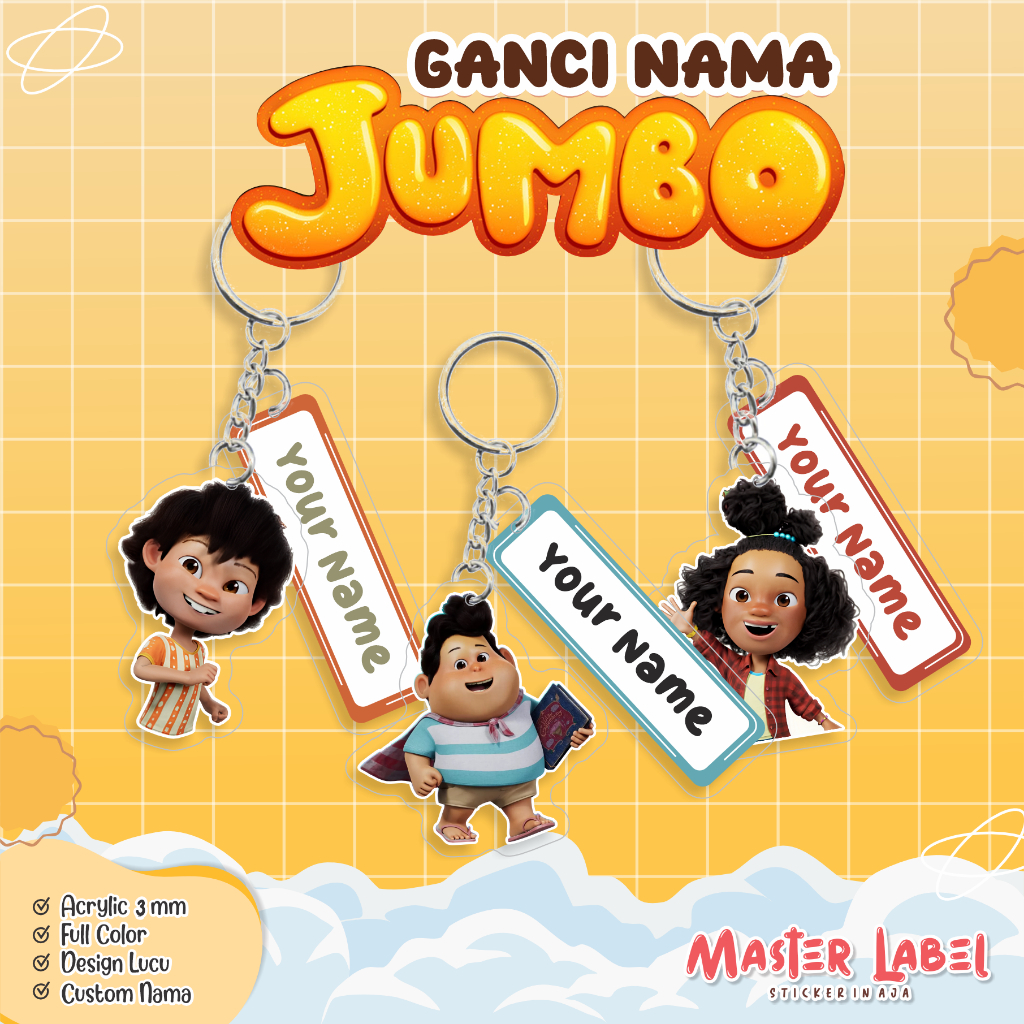 Jual Ganci Custom Karakter Nama Tema Jumbo Souvenir Gantungan Kunci ...