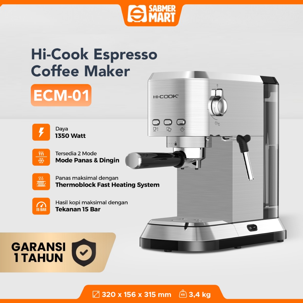 Jual Mesin Kopi Espresso / Espresso Machine / Espresso Coffee Maker Hi ...