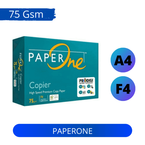 Jual Kertas HVS Ukuran A4 dan F4 Paperone Tebal 75 gram / HVS Paperone ...