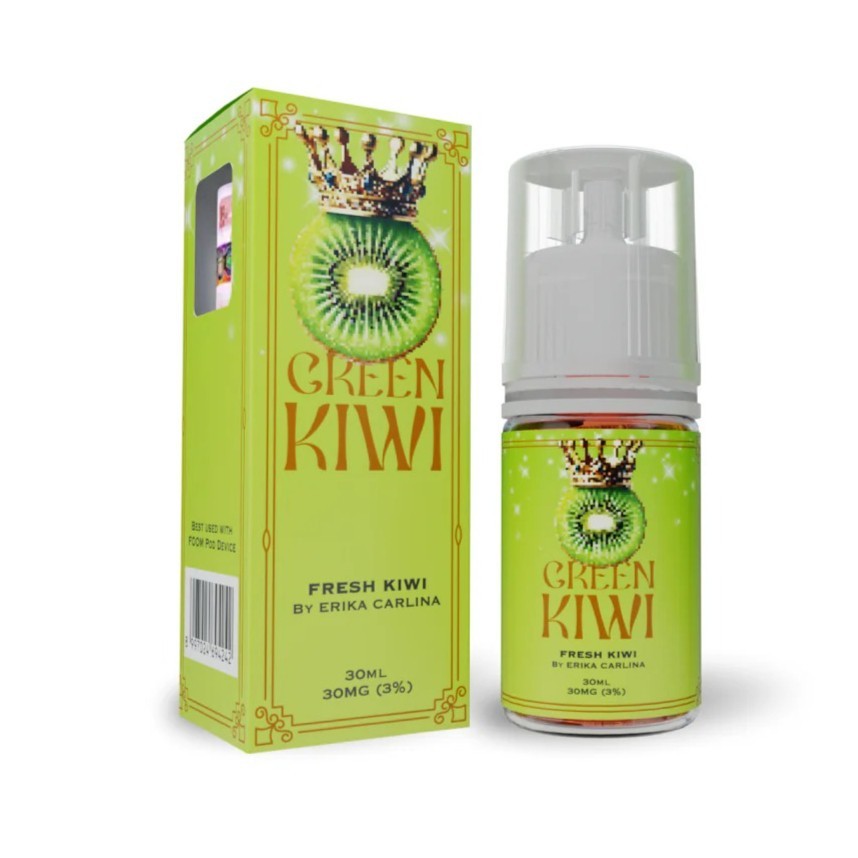 Jual Liquid Foom Green Kiwi Salt Nic 30MG 30ML by Foom Lab x Erica ...