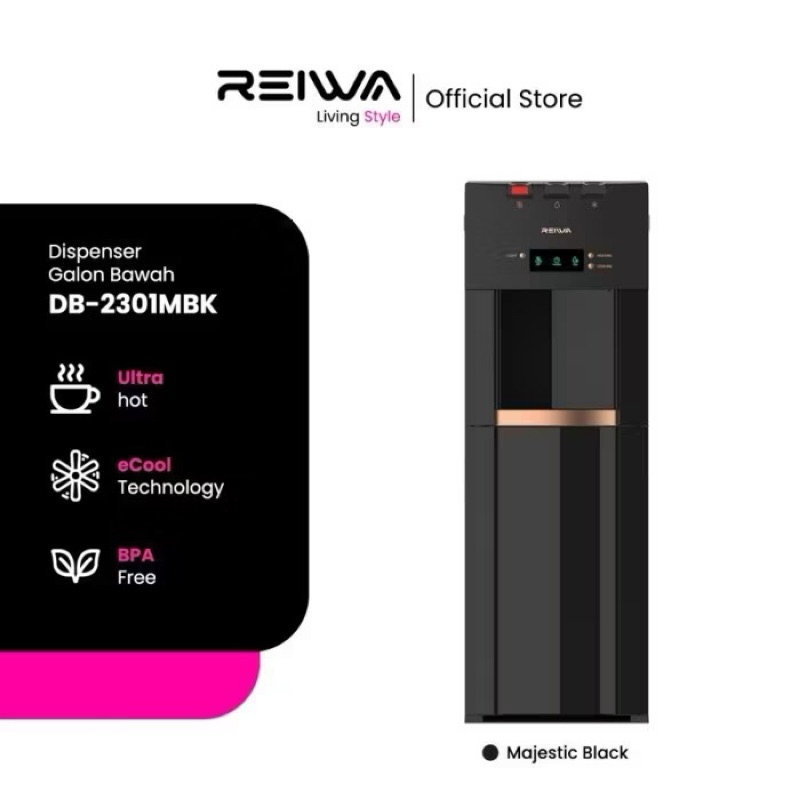 Jual Dispenser galon bawah REIWA 3 Kran Air Panas-Dingin-Netral DB-2301 ...