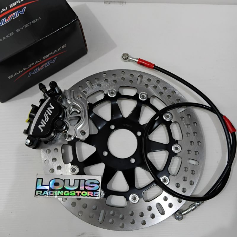 Jual paket kaliper rx king piringan 300mm kaliper ns samurai plus breket full cnc dan selang rem ...