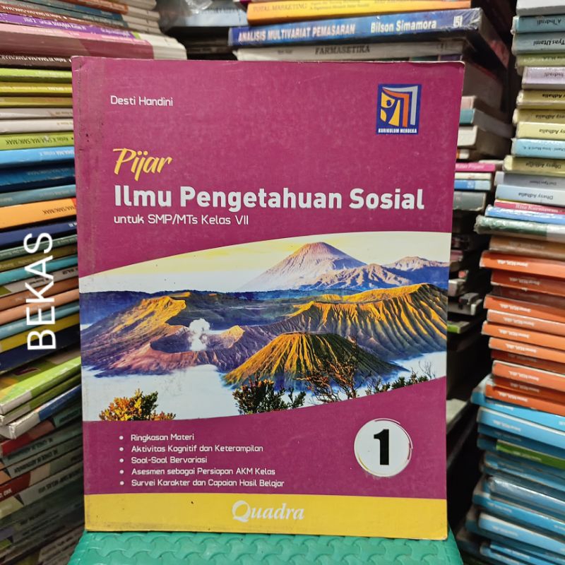Jual Buku Pijar IPS Ilmu Pengetahuan Sosial Kelas VII 7 1 SMP MTS Penerbit Quadra Kurikulum ...