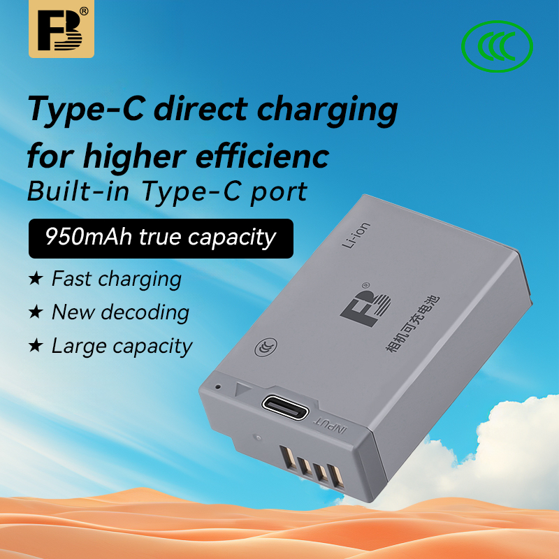 Jual FB LP E17 Battery for CANON with Built-in Type-C Charging Port | Shopee Indonesia