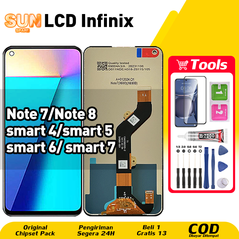Jual 【ORIGINAL】LCD FOR Infinix Smart 5 / Infinix note 7 / Infinix note ...