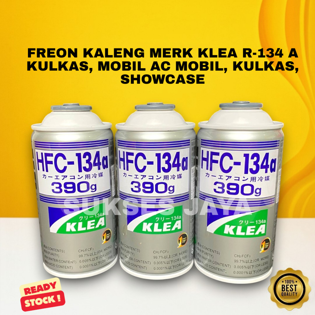 Jual FREON KLEA R-134a KULKAS, MOBIL AC MOBIL, KULKAS, SHOWCASE ...